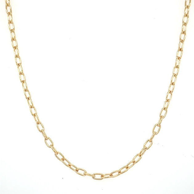 14k Gold 16 Inch Cable 1.6mm Link Chain – Ellen Hoffman Designs